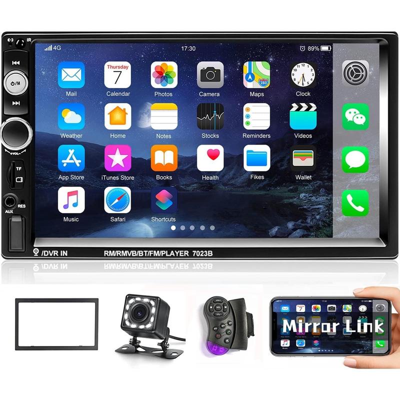 Car Stereo 2 Din Car Radio 7" MP5 Player with HD Touch Scree - TikTok Shop