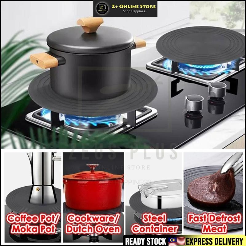 Plat Pengalir Haba 24cm/28cm Thick Aluminium Gas Stove Heat Conduction ...