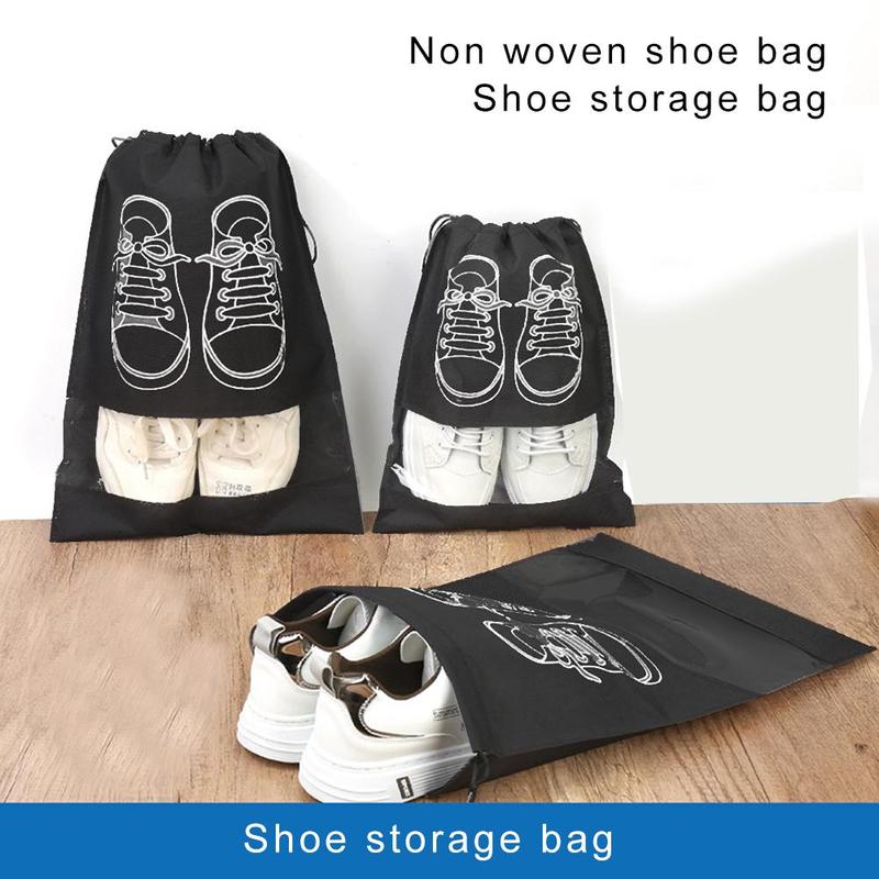 Nonwoven Shoe Bag Organizer Shoe Storage Drawstring Drawstring - TikTok ...