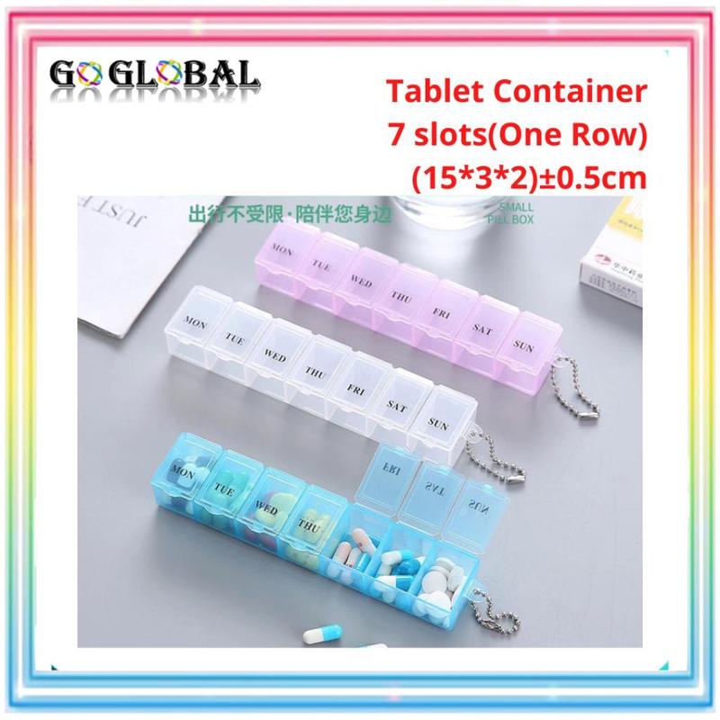 Pill Medicine Container Pill Storage Case Holder Kotak Bekas - TikTok ...