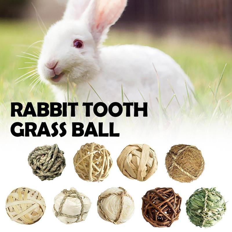 Rabbit Teething Grass Ball Rabbit Chinchilla Guinea Hand-woven - TikTok ...
