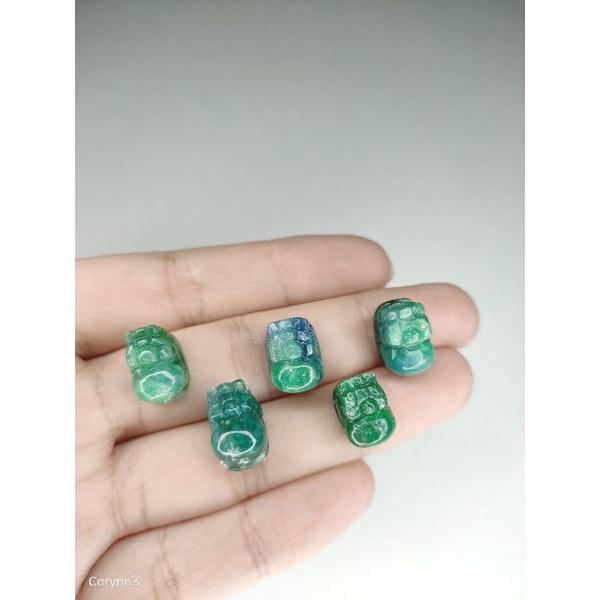 Emerald pixiu spacer【through hole 】 - TikTok Shop Malaysia