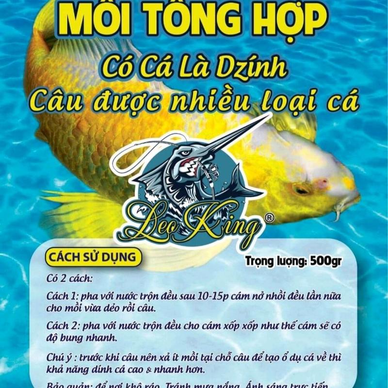 Mồi tổng hợp xanh Leo Fishing - TikTok Shop Vietnam