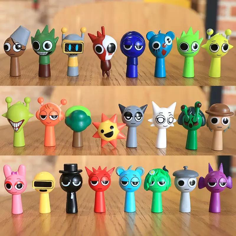 24pcs Sprunki Action Figures Set, Music Game Collectible Dolls ...