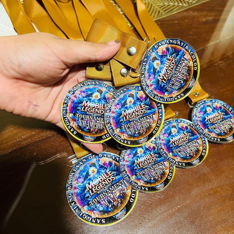 Customize MOBILE LEGENDS TOURNAMENT Medals (3.5’, 3’, 2.5’) *for ...