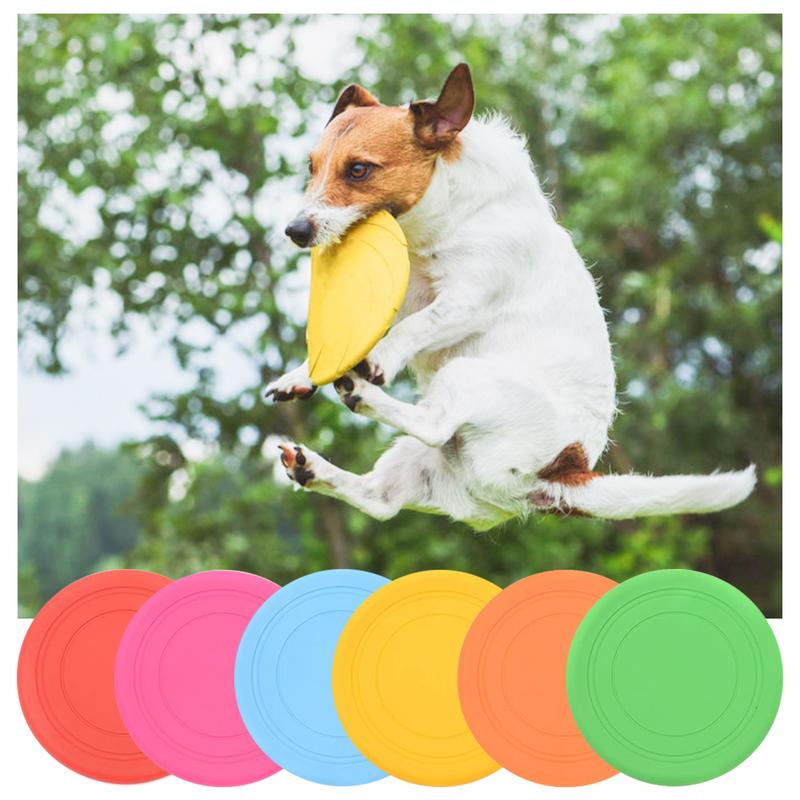 1Pc Silicone Flying Saucer Pet Training Toys Puppy Dogs Cats - TikTok ...