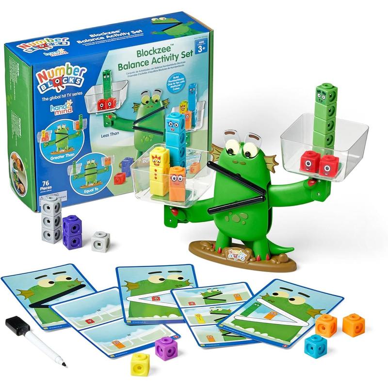 Balance Activity Set, ﻿ 61 Cubes, Balance Scale, Educational Math ...