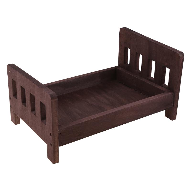 shil Wood Bed Baby Photography Props Photo Crib Photography Baby ...