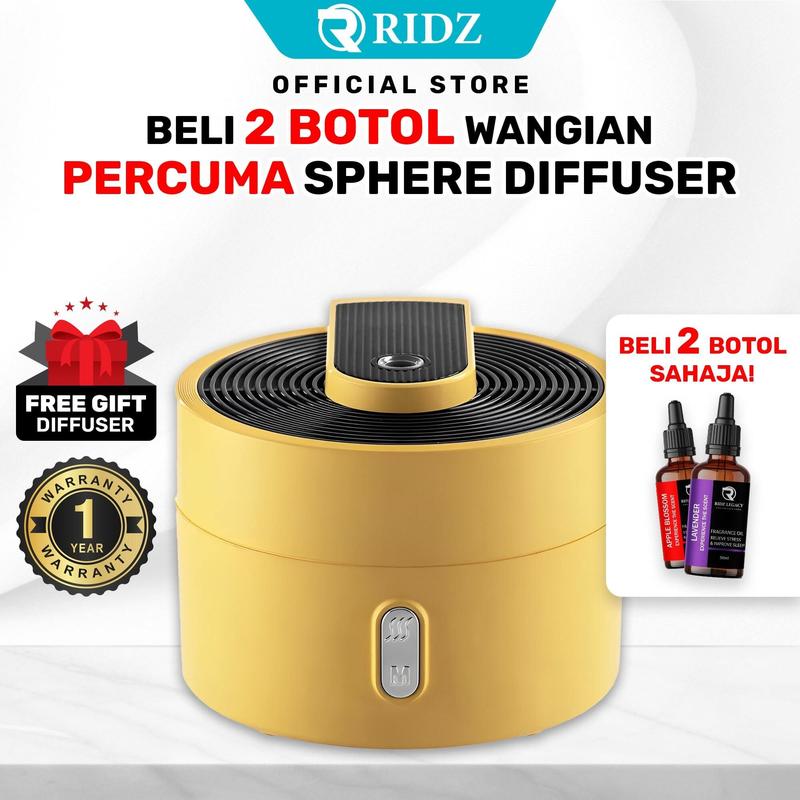 Ridz Beli 2 Wangian Percuma Sphere Diffuser Yellow Rumah Mewangi ...