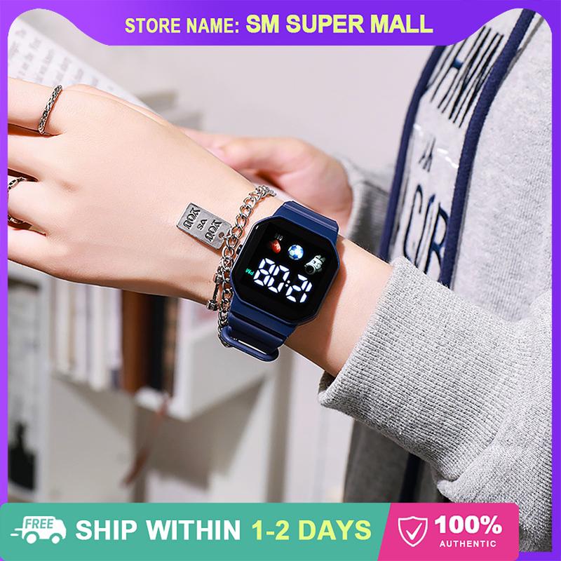 【Korean Original】Fashion Watches Macaron Color Waterproof Men's ...