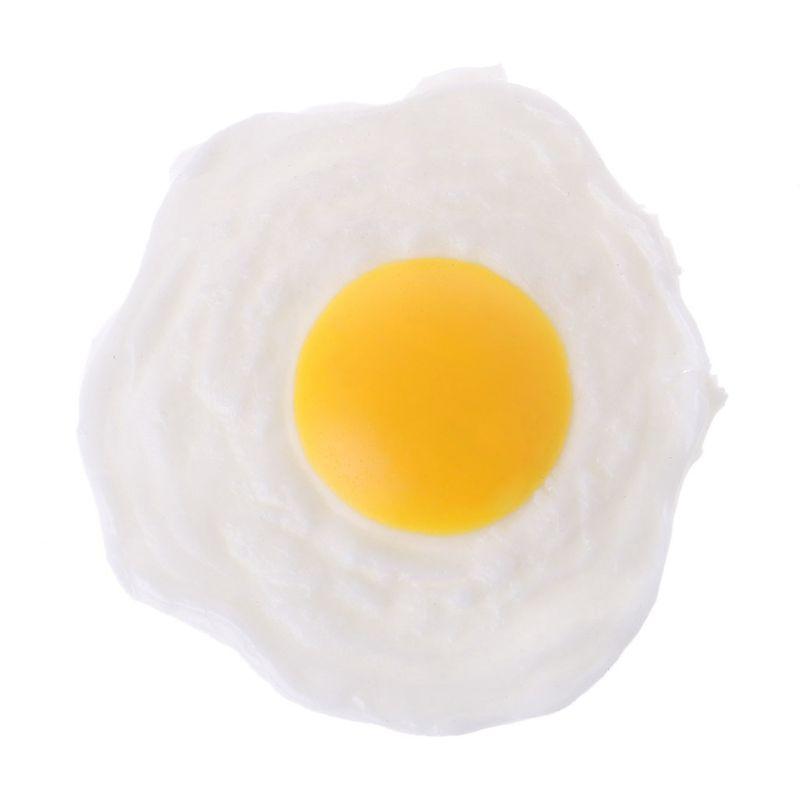 Novelty Egg Fried Egg Omelett for Play Food Toy for Kids Adults ...