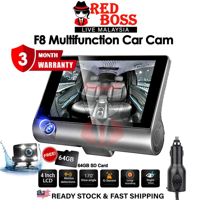 RED BOSS [COD] 4Inch NEW SUPER FHD Car DVR Multifunction 3ca - TikTok ...