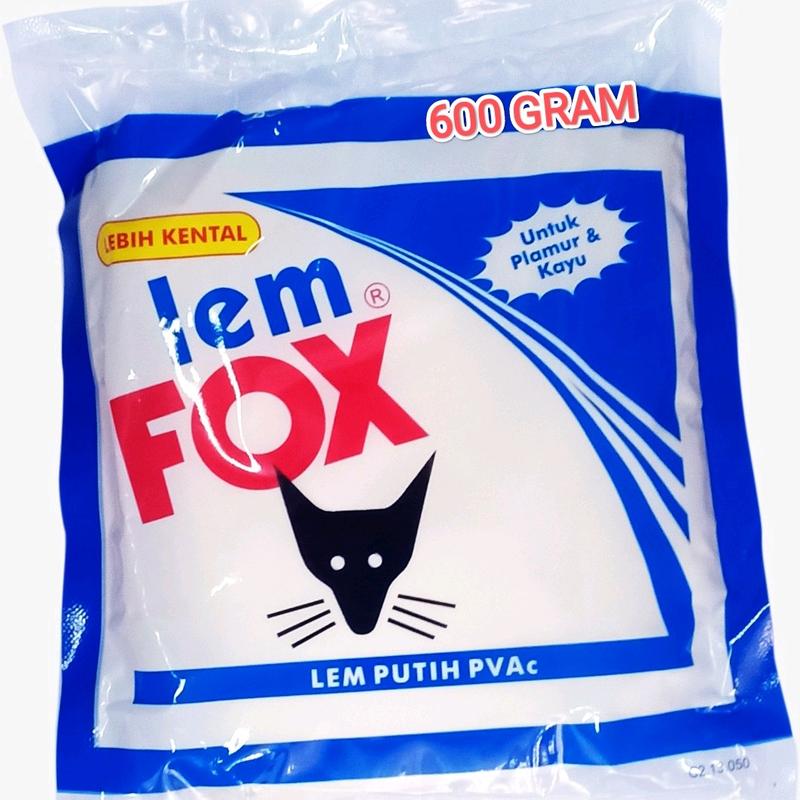 600 GRAM LEM FOX PUTIH / LEM KAYU / LEM PVAC PUTIH - Shop | Tokopedia