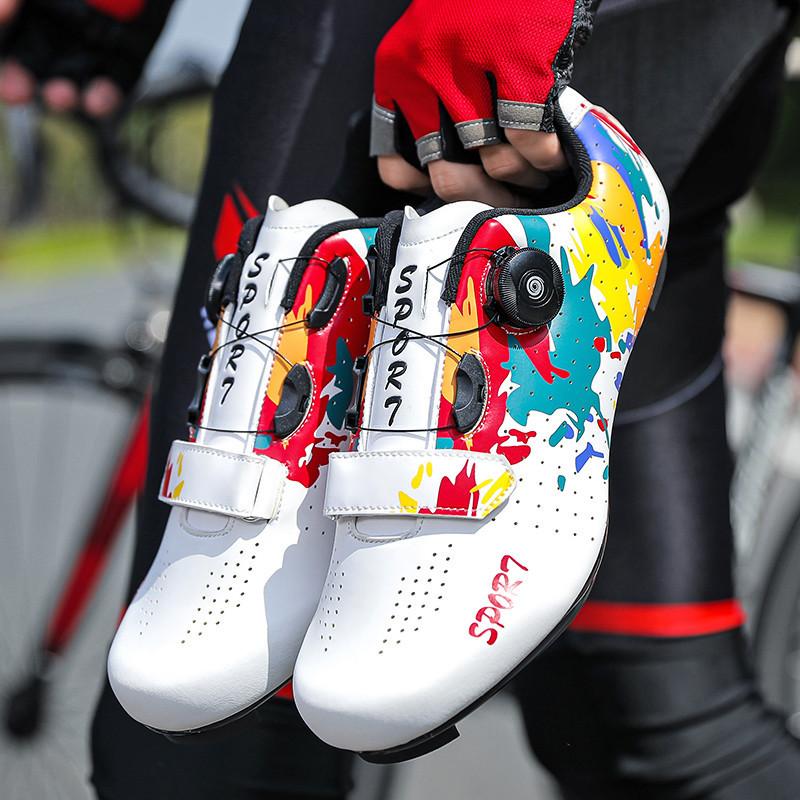 Outdoor Road Lock Shoes Bicycle Dedicated Cycling Shoes Locked - TikTok ...