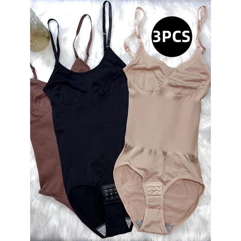 [Body Shaping Bodysuits] 3pcs Seamless Body Shaping Bodysuits - Tumm ...