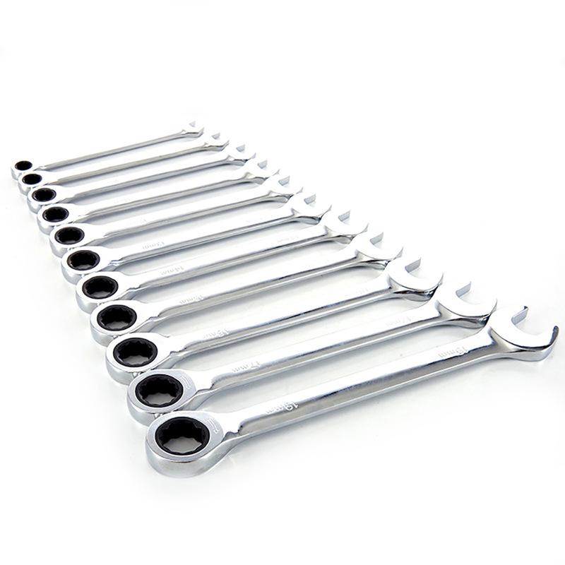 Sepana ratchet boleh balik, alat tangan tahan lama, nat, 8mm-19mm ...