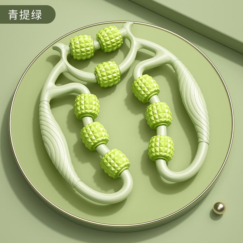 Circular Leg Massager Roller Wolf Tooth Stick Muscle Stretching ...