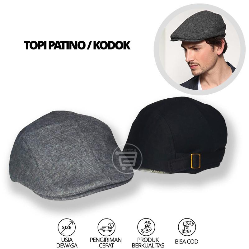 Topi Pria Dewasa Patino Kodok Model Vintage Jadul - Shop | Tokopedia