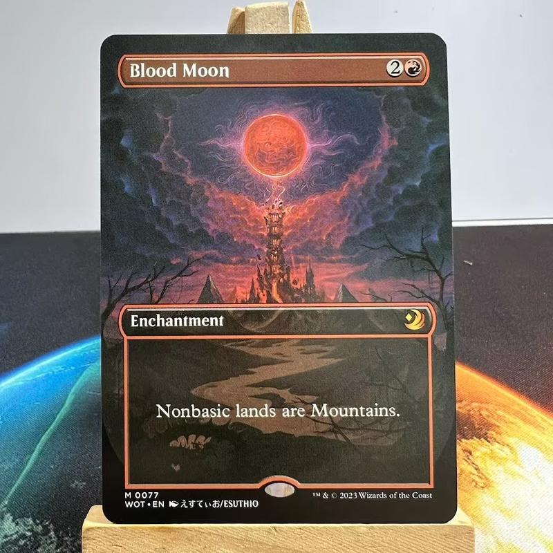 Collectible Games Cards Magic the gathering Blood Moon 0077 - TikTok ...