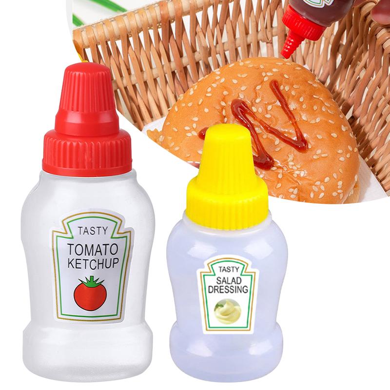 Botol Sos Perasa Mini, Mudah Alih, 4Pcs, Botol Tomato dan So - TikTok ...