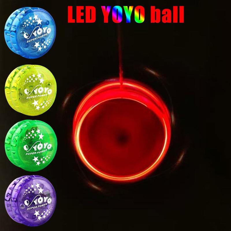 Luminous Yoyo Ball With LED Light Colorful Roundabout Yo-Yo Kids ...