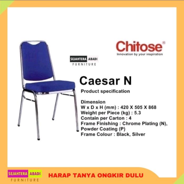 Jual Chitose kursi susun, kursi hotel banquet, cafe, kursi resto CAESAR ...