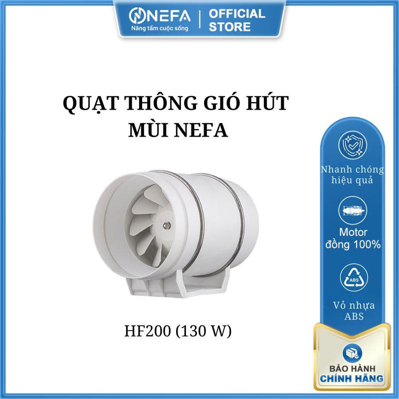 Quạt thông gió hút mùi Nefa HF200 công suất lớn 130W, phù hợ - TikTok ...