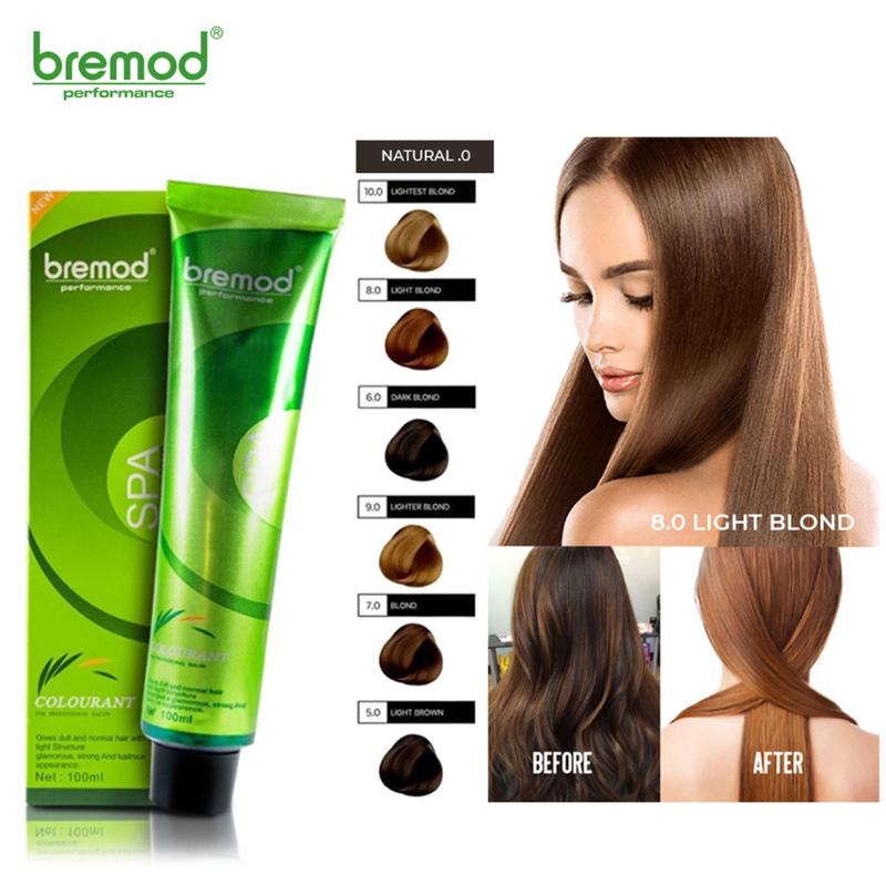 Bremod Hair Colors Dyed Cream Black Brown Light Dark Ash Blond - TikTok ...