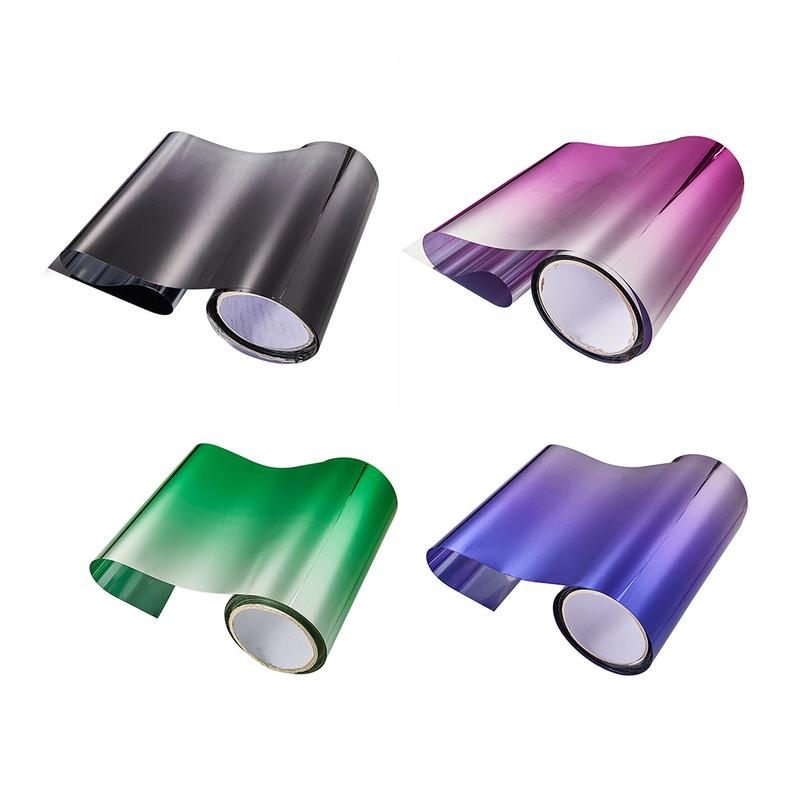 135x20cm Window Tint Film Gradient Colorful Car Front Windshield ...