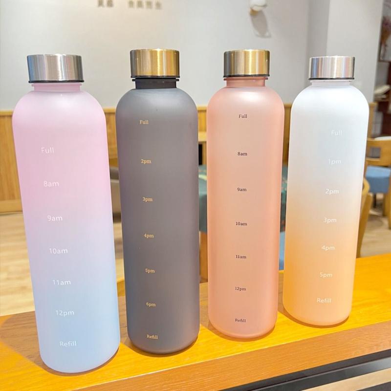 Botol Air Plastik, Fesyen, Kapasiti 1000ml, Kalis Bocor, Ringan ...