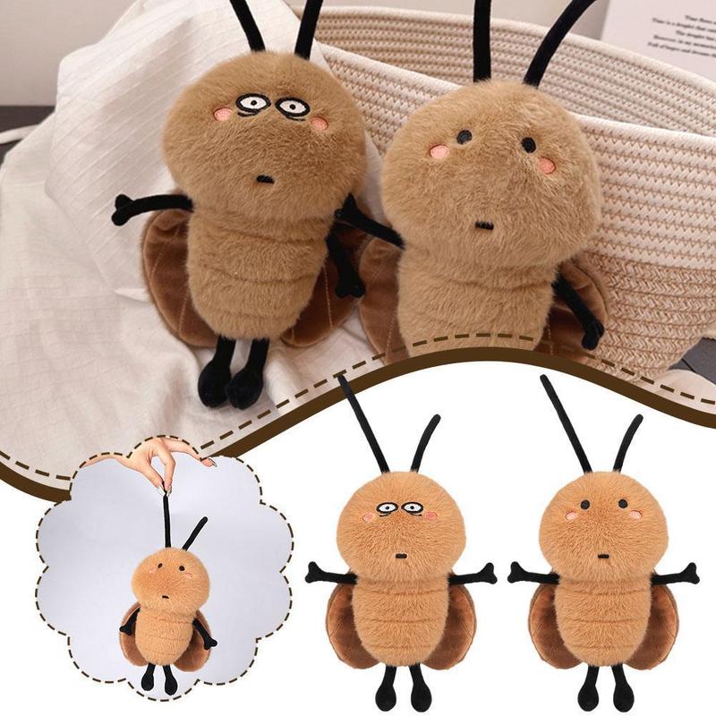 Cute Mini Cockroach Soft Cute Couple Pendant Ugly Cute Toy Plush ...