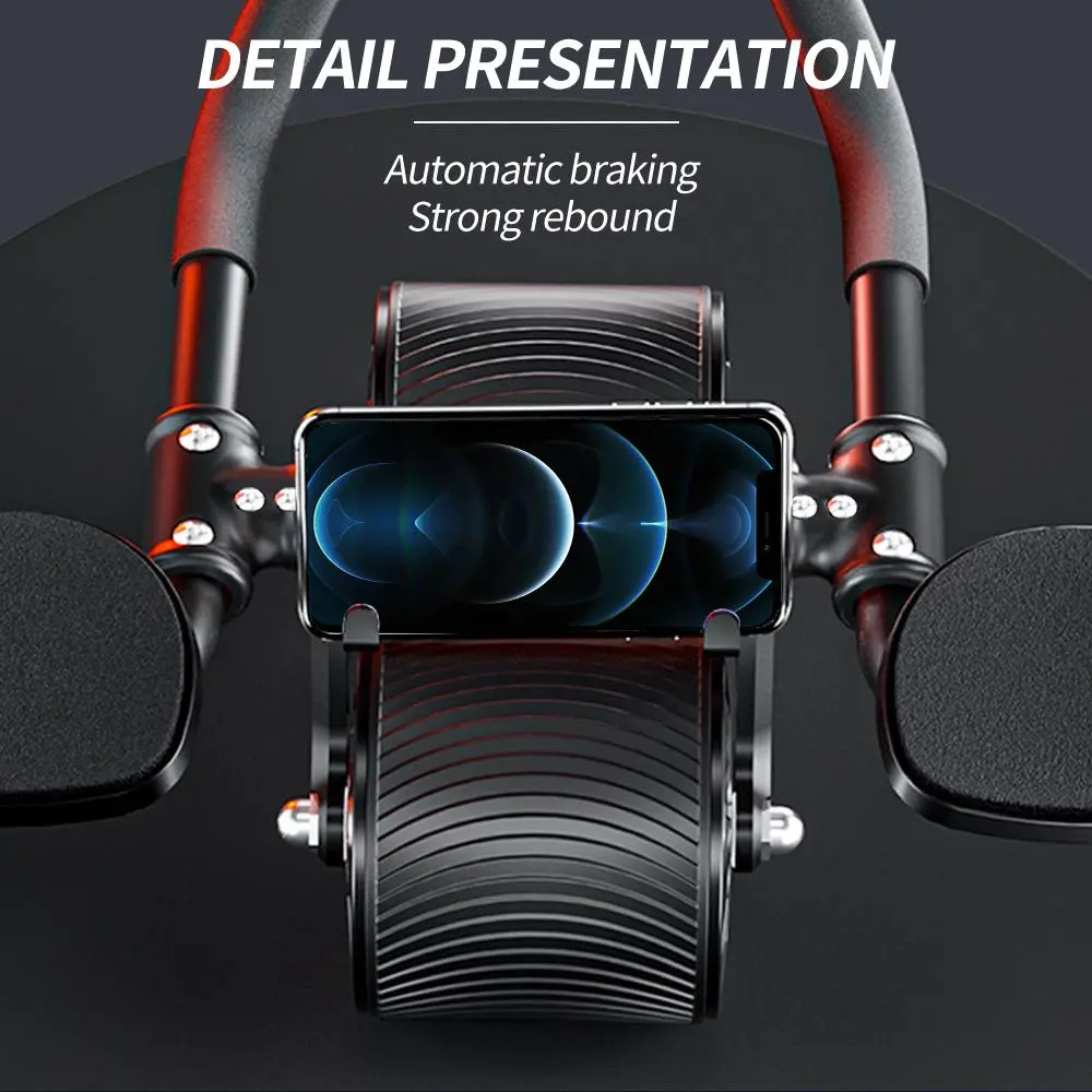 Fitness Equipment Ab Roller Wheel, 1 Piece Automatic Rebound Abdominal ...