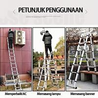 Promo Tangga Lipat Multifungsi 5.8 Meter Teleskopik Ringan & Compact ...