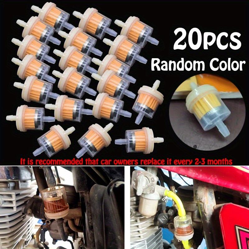 20pcs Professional Universal Gasoline Fuel Filter for Motorcycle Moped ...