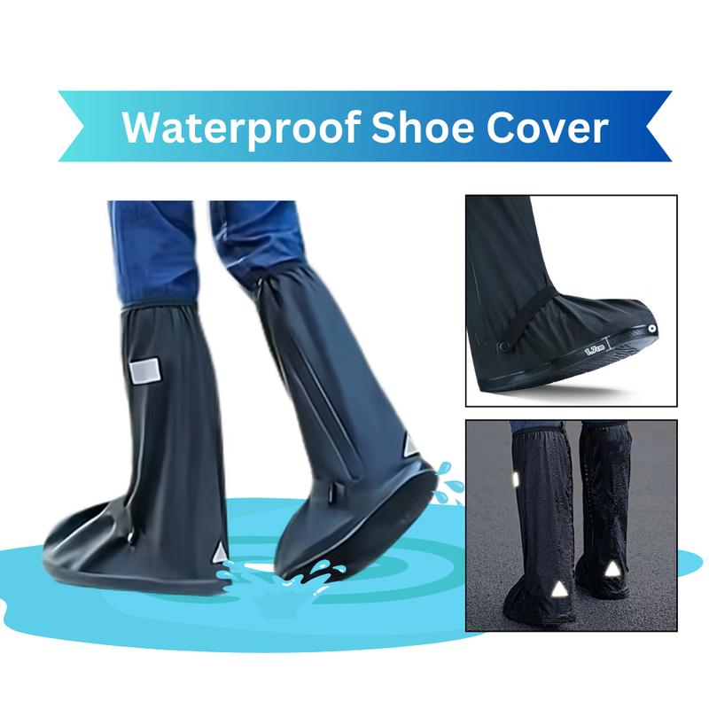 Rain Shoes High Tube Waterproof Rain Boot Reflective Rain Shoes ...