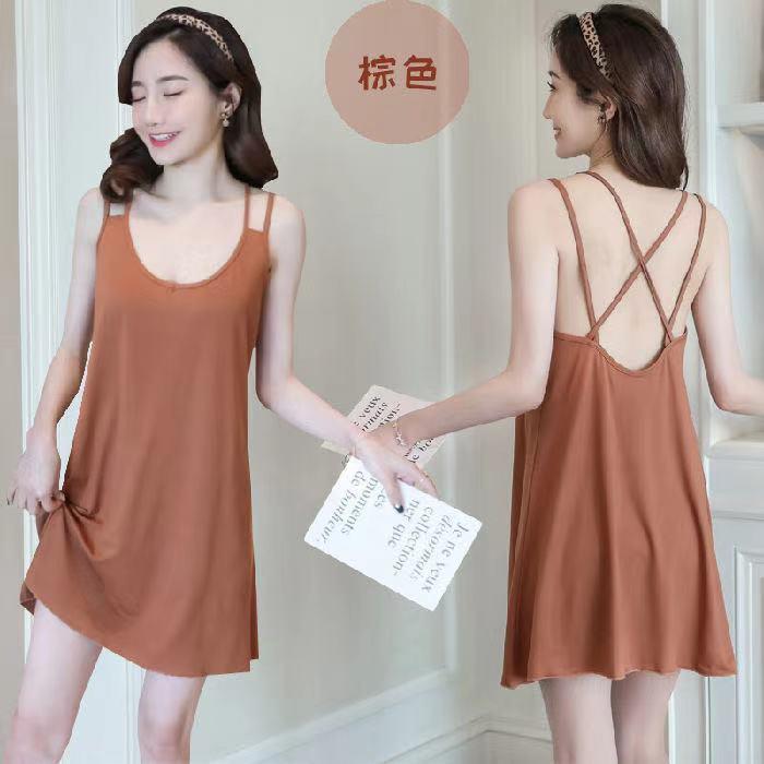 Piyama Seksi, Gaya Musim Panas, Untuk Wanita, Baju Tidur Selipar ...