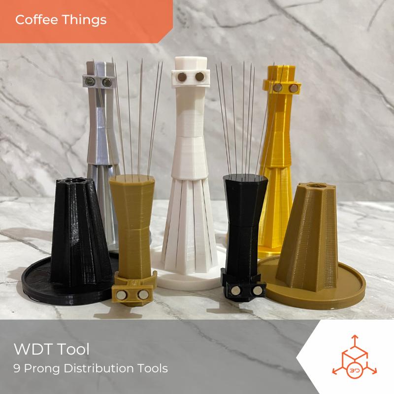 WDT Espresso Distribution Tool | 9 Prong with Base | Distribusi - Shop ...