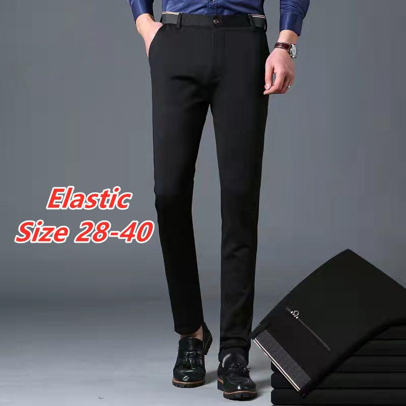 READY STOCK CEO Formal Pants Elastic Smart Men Business Trousers Casual ...