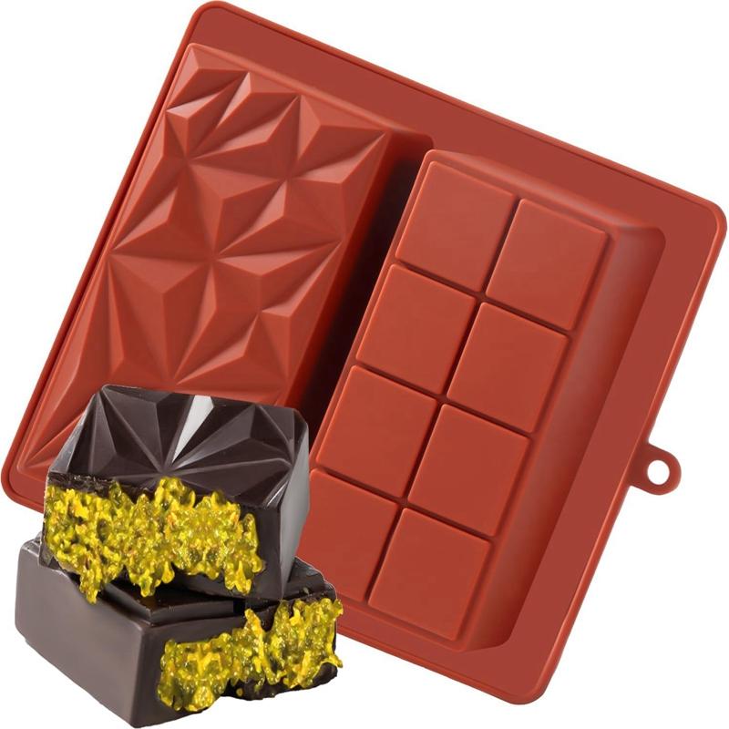 Acuan Coklat, Bahan Silikon, untuk Bar Coklat, untuk Membuat - TikTok ...