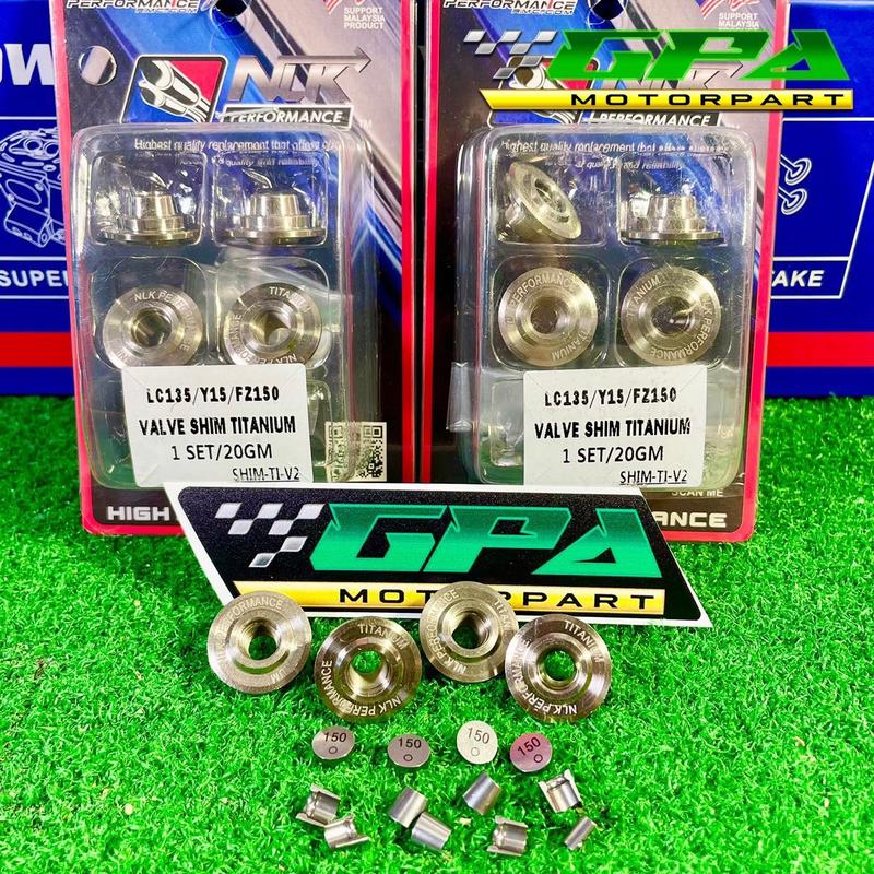 NLK PERFORMANCE VALVE SHIM TITANIUM V2 1.50 20GRAM Y15ZR LC135 - TikTok ...