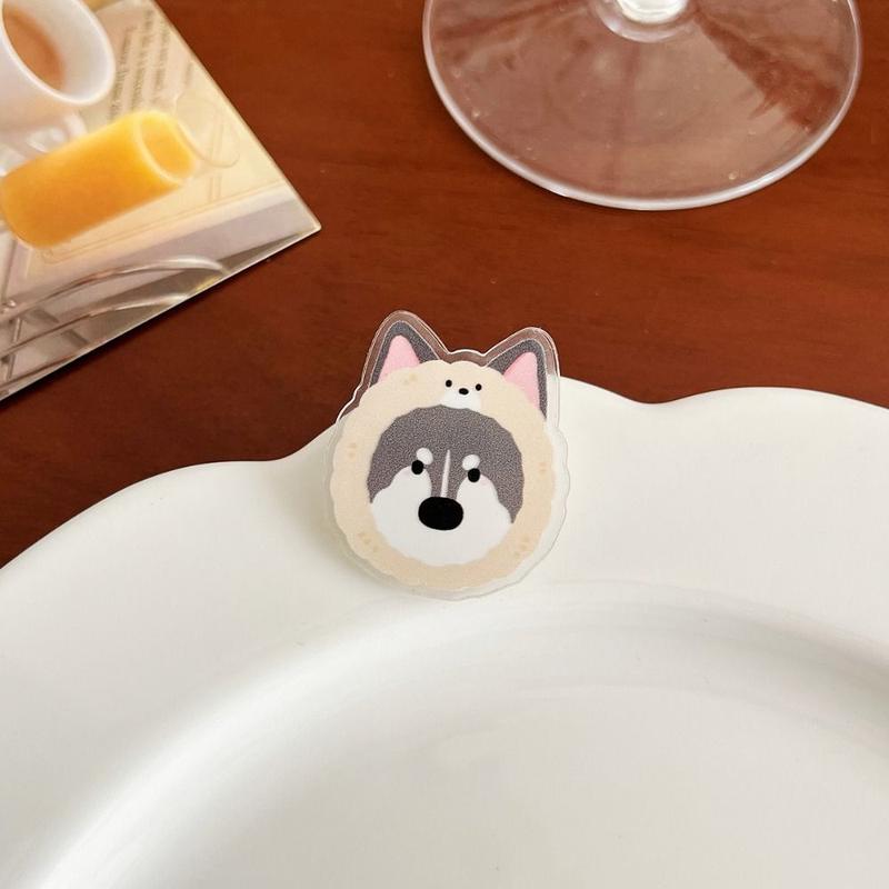 Kawaii Pug Dog Pin Bichon Frise Pomeranian Pom Husky Badge West ...