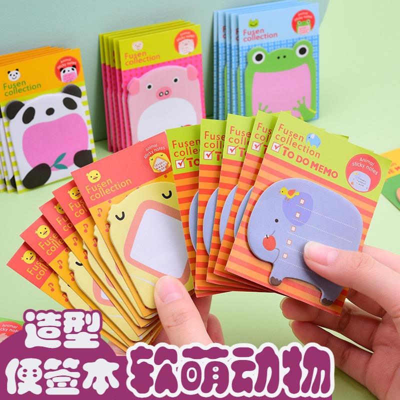 Nota Melekit Berbentuk Haiwan, Reka Bentuk Kartun Comel, Boleh - TikTok ...