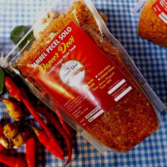 Promo 250 gram Sambel Pecel Solo / Sambal Kacang Khas Solo / Saus ...