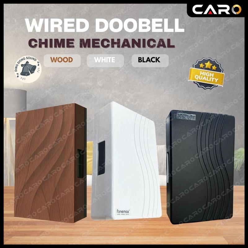 DOOR BELL WIRED HOME DOORBELL CHIMES DING DONG SOUND 240V ELECTRIC ...