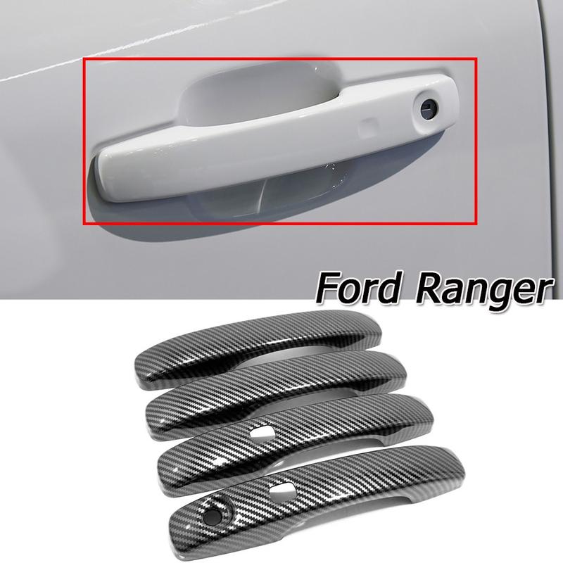 Car Handel Cover For Ford Ranger 2023 2024 Accessories Chrom - TikTok ...