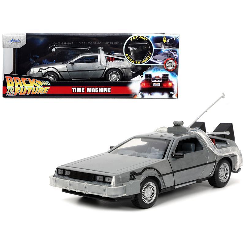 DeLorean Brushed Metal Time Machine with Lights "Back to the - TikTok Shop
