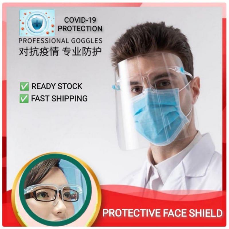 FACE SHIELD FULL MASK PROTECTIVE | ANTI-FOG FACE SHIELDANTI-VIRUS ...