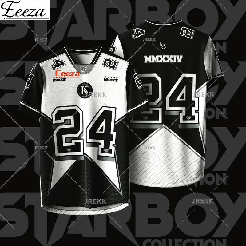 Jersi Edisi NFL, 2024, Baju Lelaki Lengan Pendek, Kolar Retro, - TikTok ...