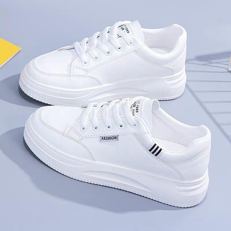 Kasut Putih untuk Wanita, Sneakers Musim Bunga / Musim Panas - TikTok ...