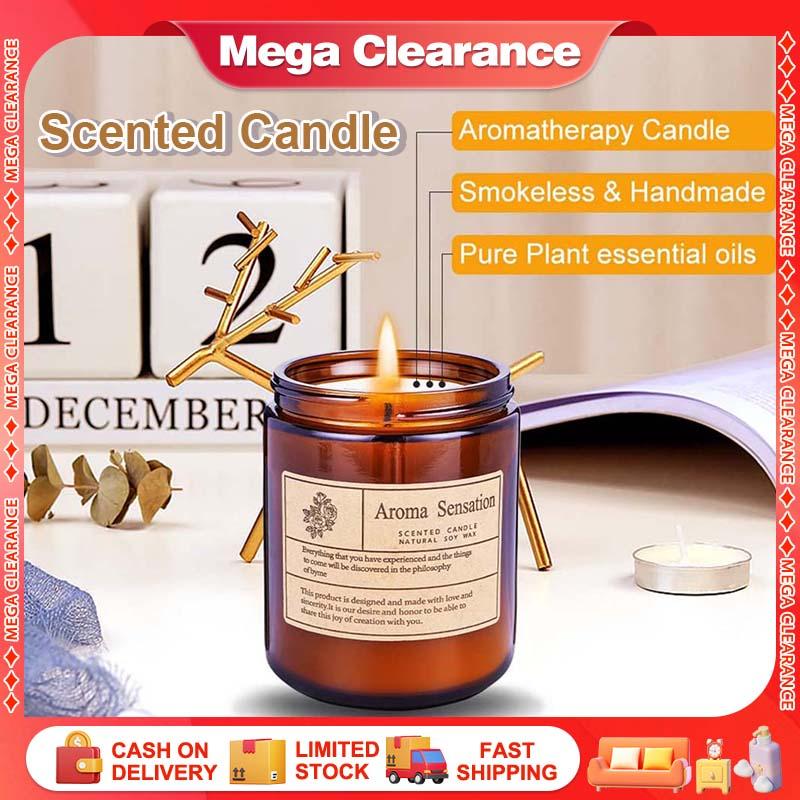 Scented Candle，Natural Ingredients Elegant Romantic Atmosphere - TikTok ...